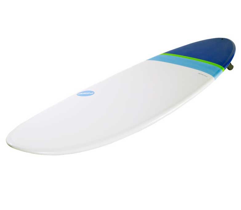 NSP Funboard - Tail Dip Navy - Elements HDT - FCS classic (5 fin setup ...